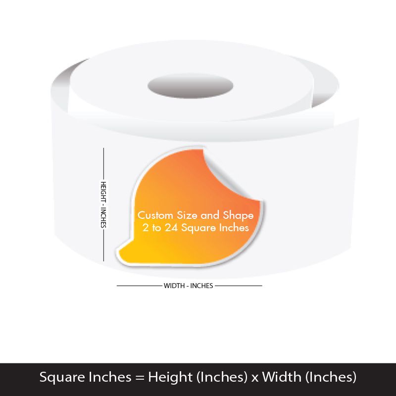 Custom Size Roll of Stickers | Choose Shape and Size