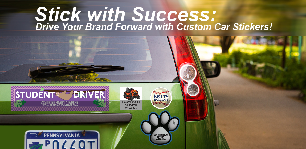 Boost Brand Visibility with Custom Car Stickers | Drive Your Brand ...